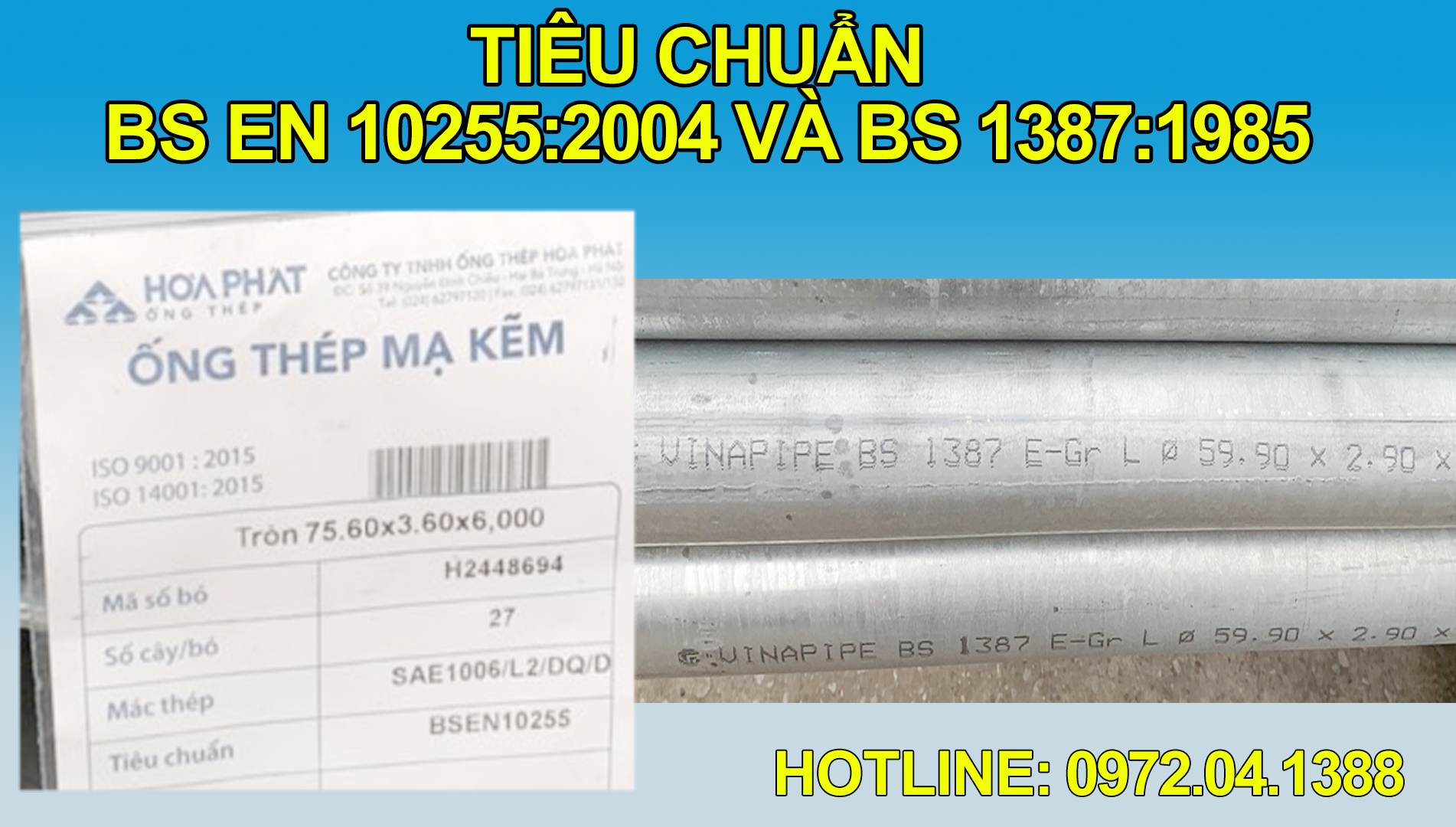 TIÊU CHUẨN BS EN 10255:2004 & TC BS 1387:1985 – So sánh chi tiết và quy cách ống thép tiêu chuẩn ...